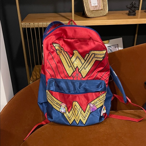 Wonder Woman | Accessories | Superhero Kids Backpack Red And Blue ...